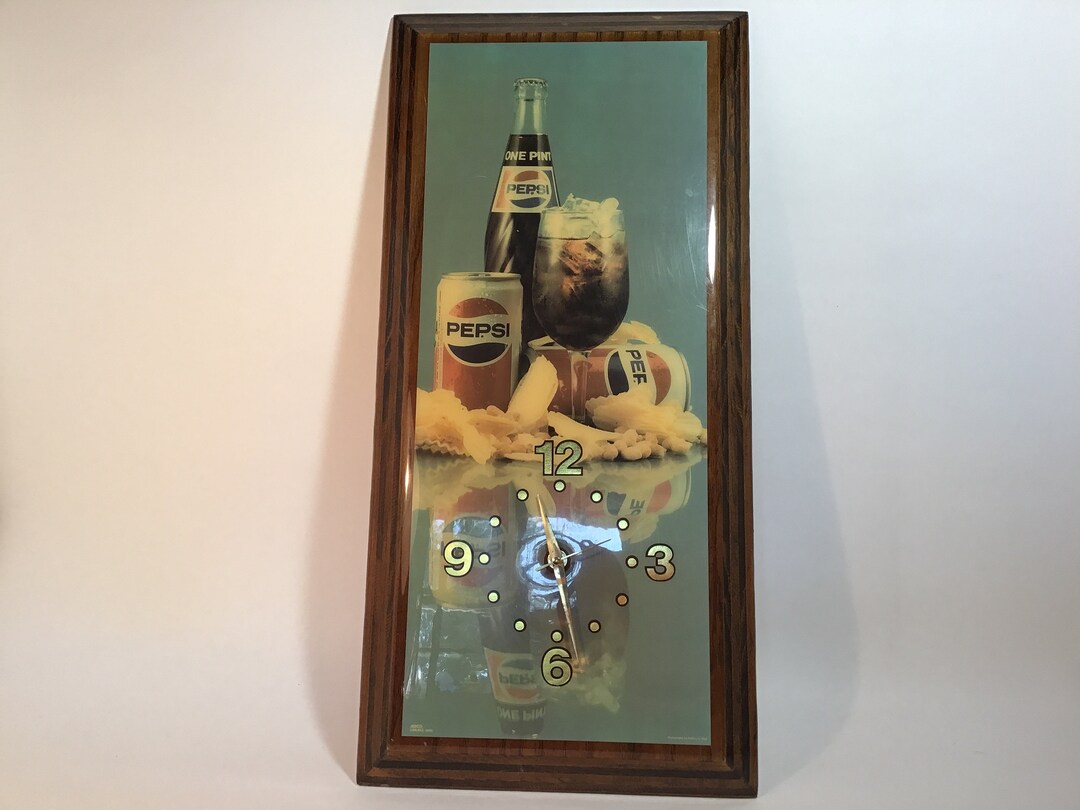 Jebco Pepsi Clock, 70s Soft Drink Advertising Clock - Etsy
