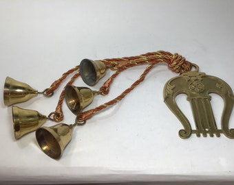 Brass Bells on Rope - Etsy