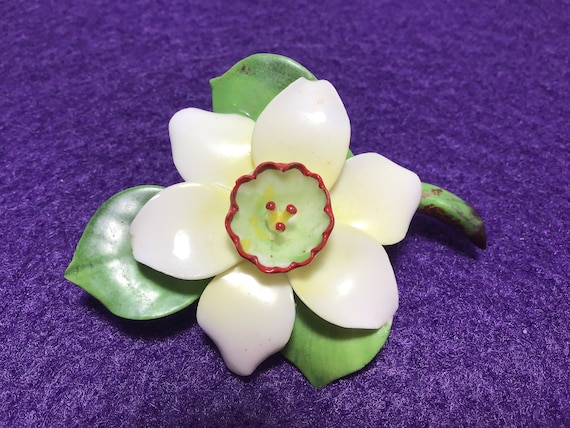 Cara China Staffordshire Porcelain Flower Pin Made in England - Etsy