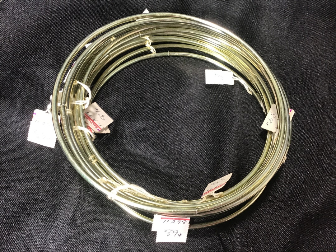 6 Metal Craft Ring, Vintage Brass Tone Soldered Loop for Macrame - Etsy