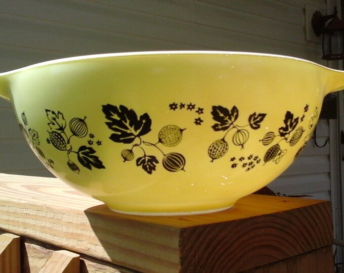 4 Qt. Pyrex Gooseberry Yellow Cinderella 4 Quart Bowl 444 - Etsy