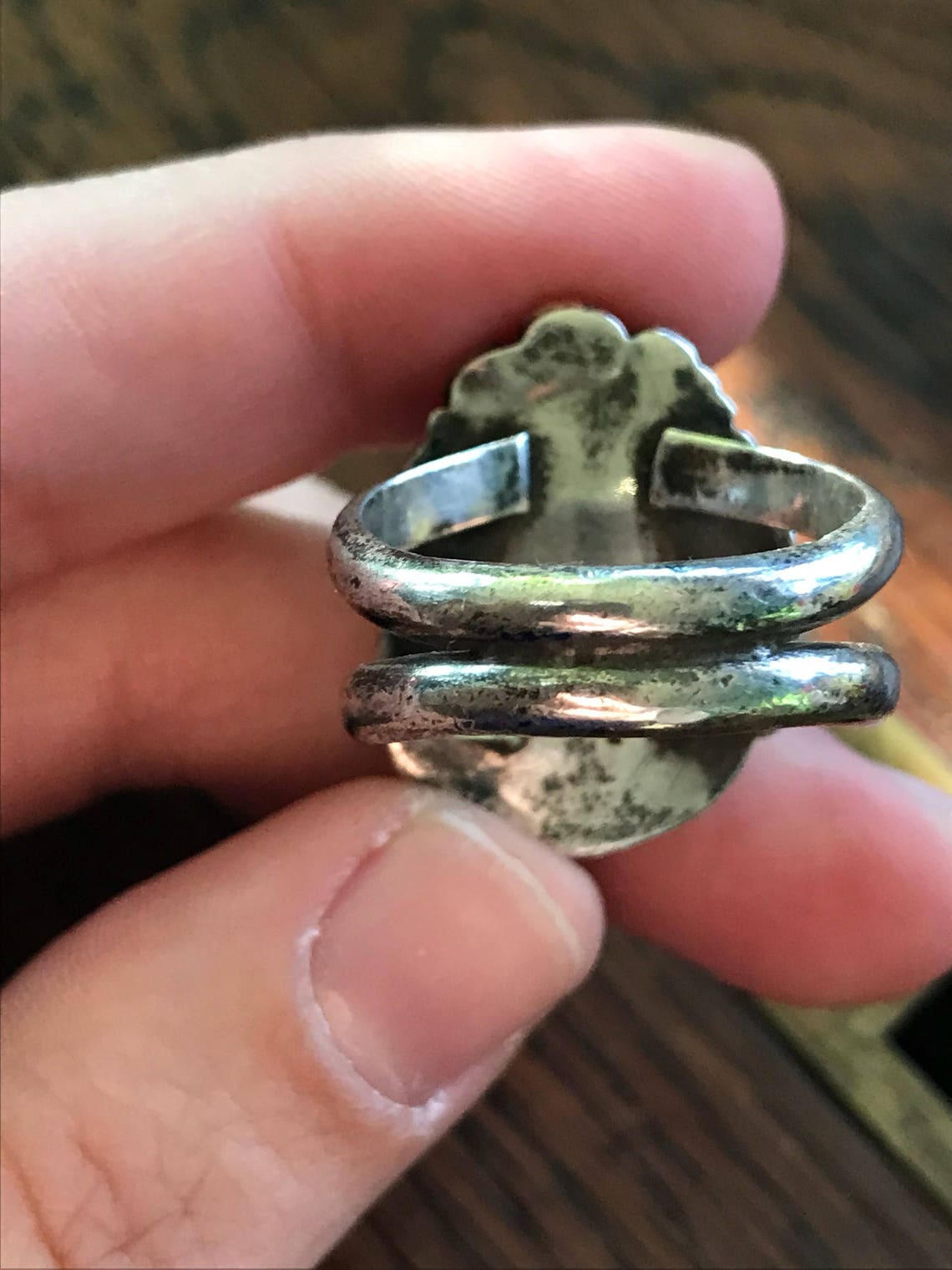 Vintage Rare Blue Lander Ring - Etsy