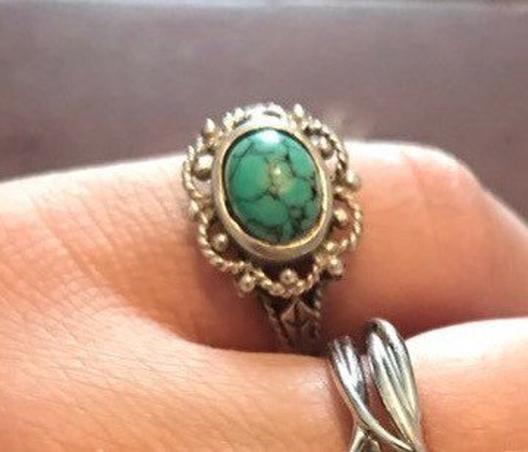 Vintage Turquoise Ring - Etsy
