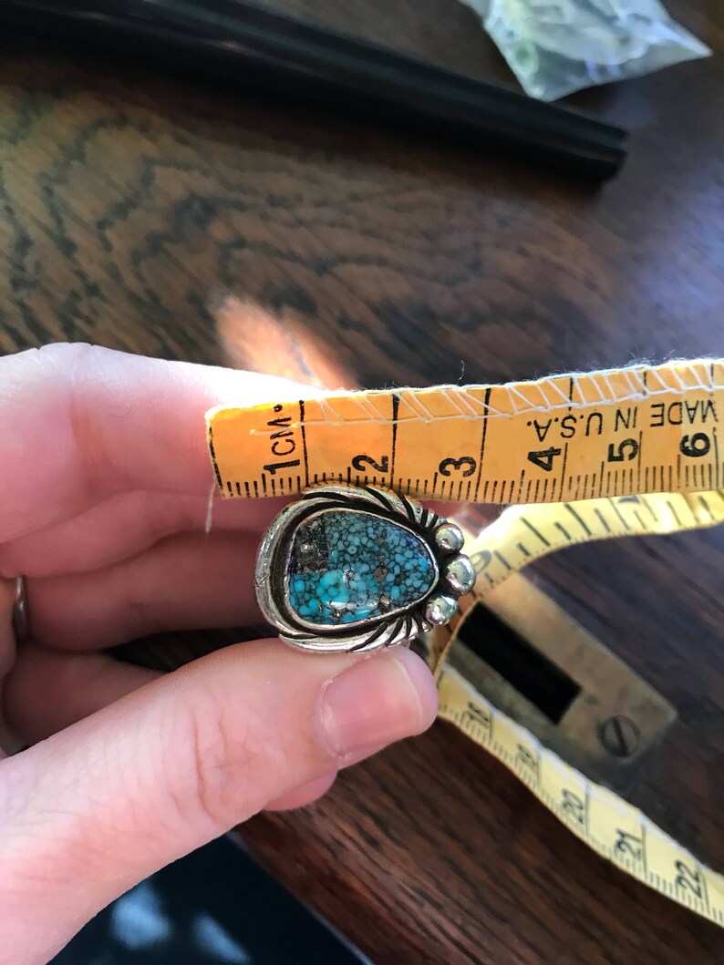 Vintage Rare Blue Lander Ring - Etsy