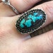 Vintage Rare Blue Lander Ring - Etsy
