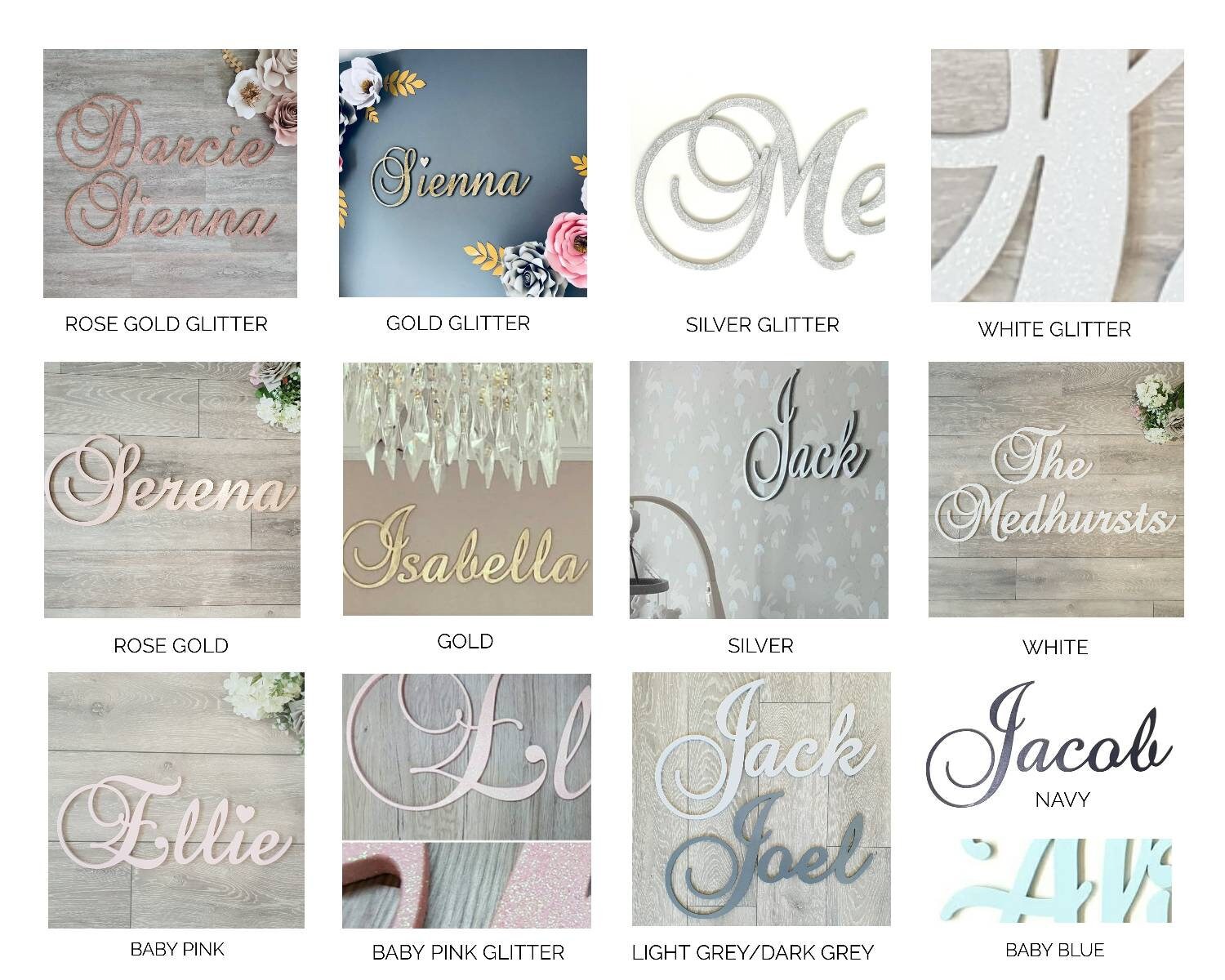 Wall Name Wooden Name Kids Wall Letters Children's Name - Etsy