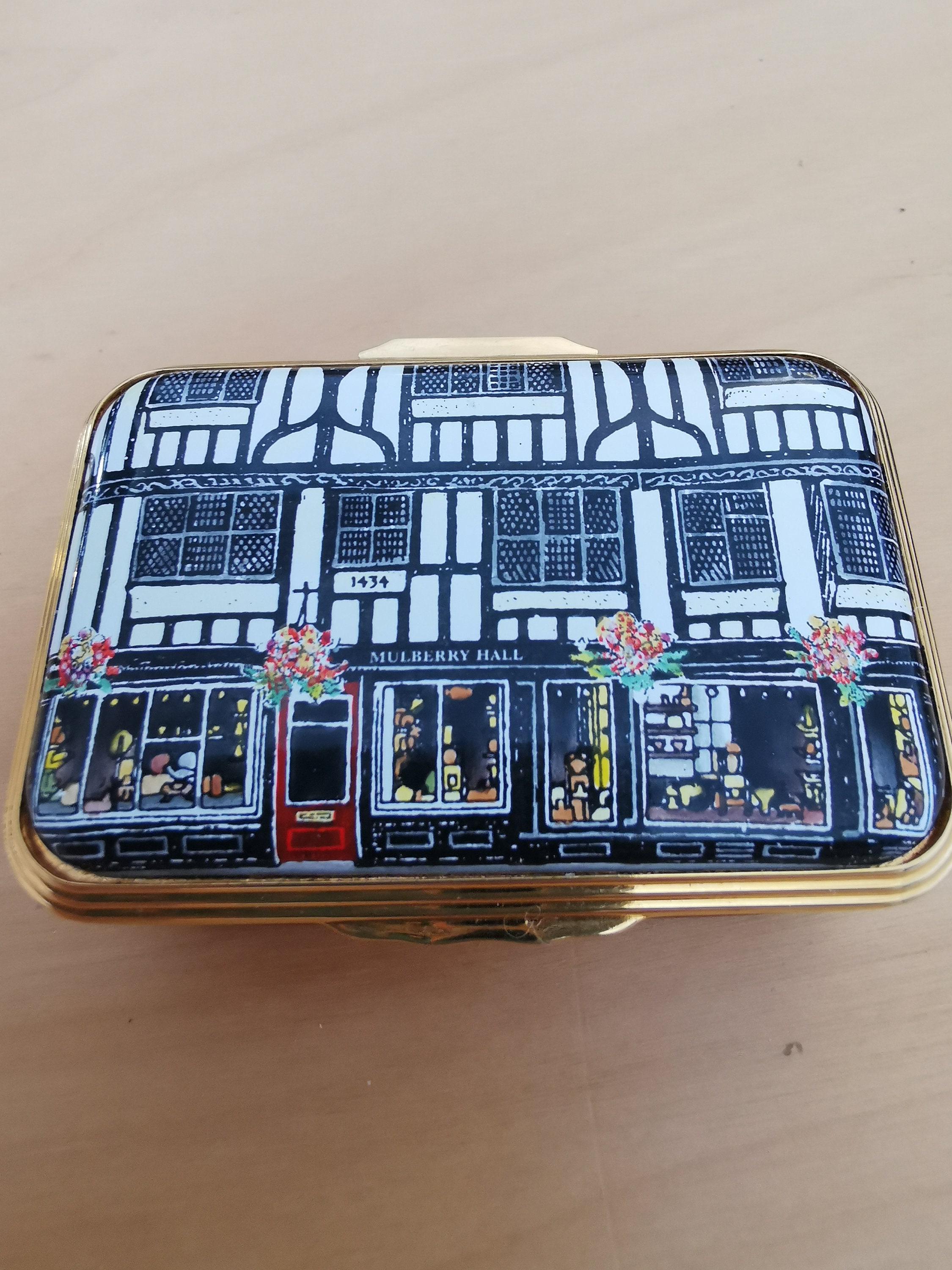 Halcyon Days Enamelled Trinket Box - Etsy UK
