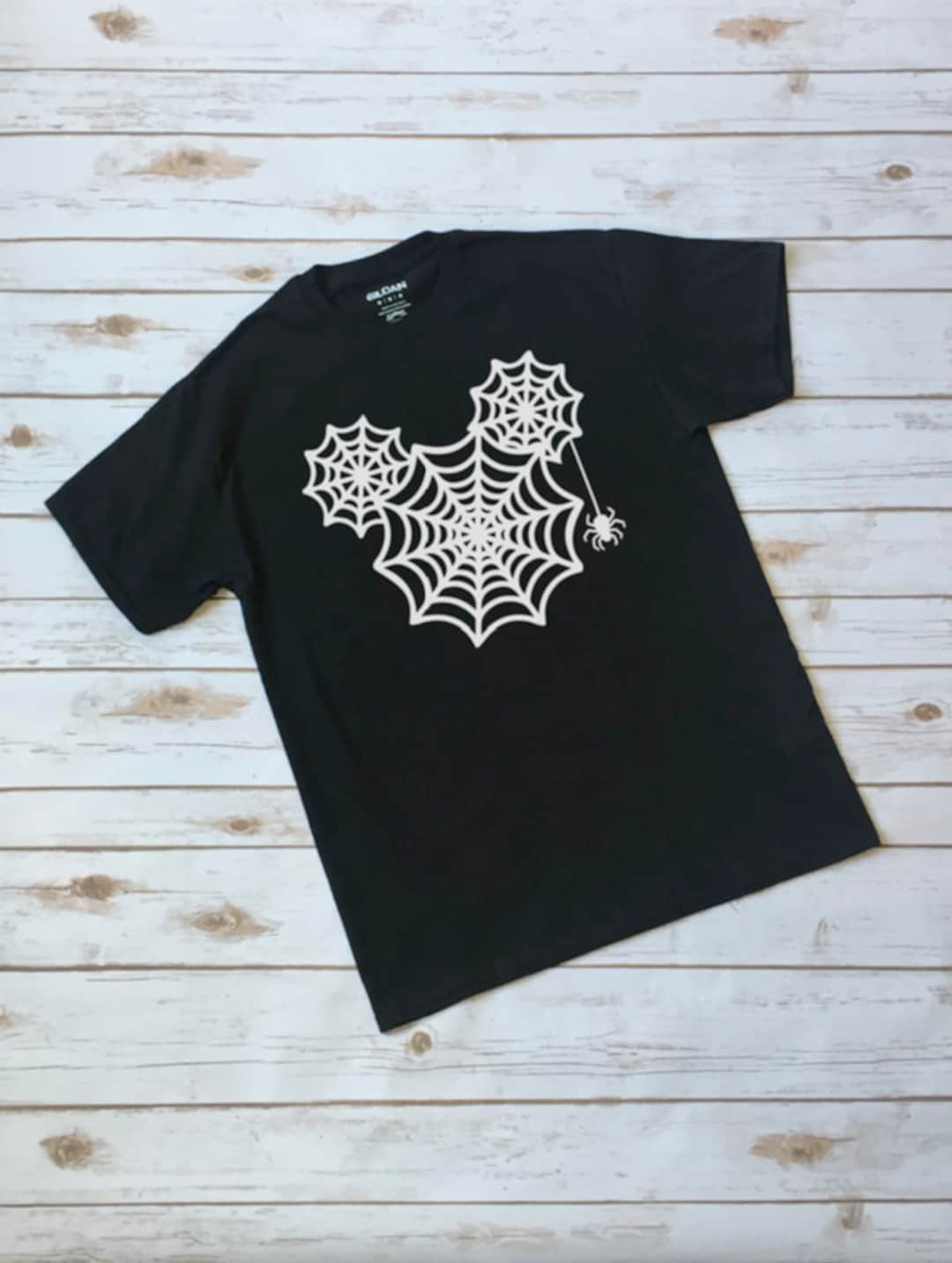 Mickey Spider Web Halloween T-shirt - Etsy