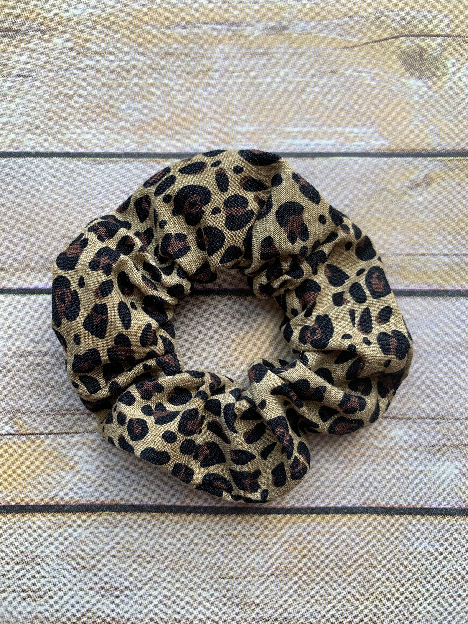 Leopard Print Scrunchie/ Animal Print Scrunchie/ Animal - Etsy