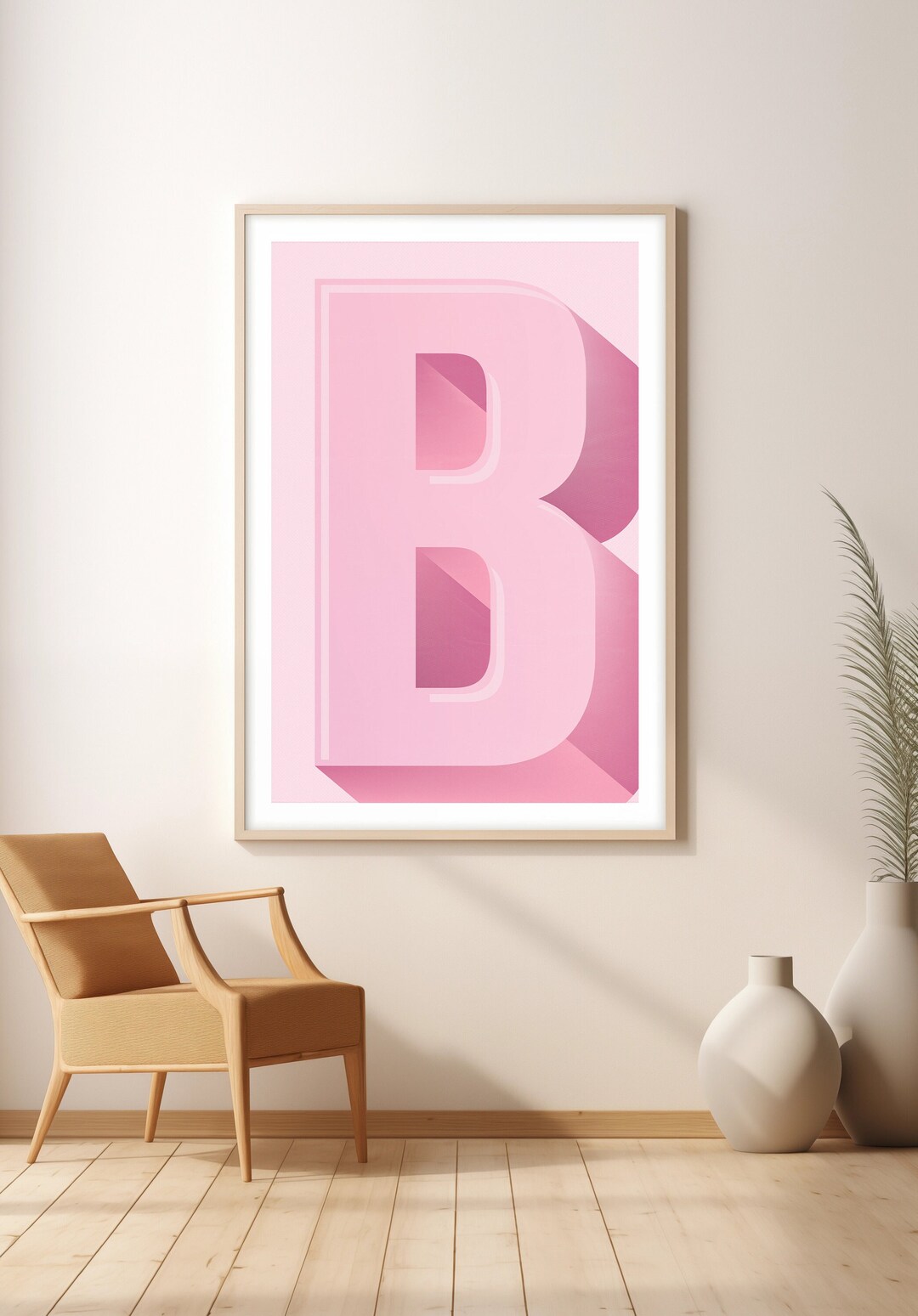 Poster Letter B, Wall Art, Printable Poster Art, Decor, Instant ...