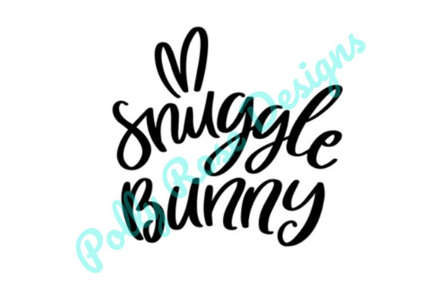 Snuggle Bunny SVG - Etsy