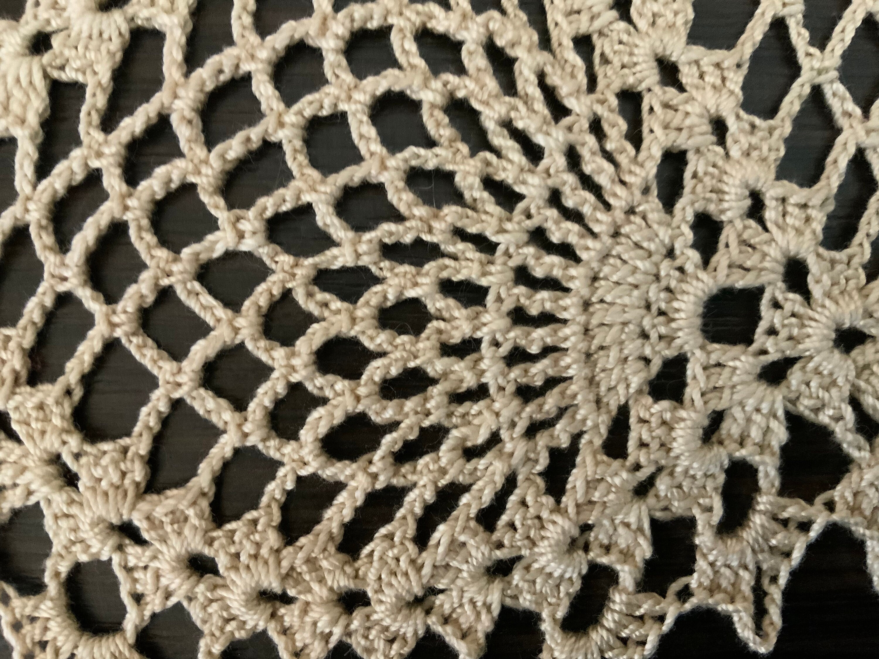 Light Beige Crochet Napkin Crochet Doily Handcrafted Home - Etsy
