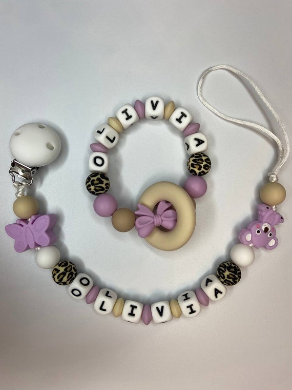 Personalized Pacifier Clip With Name,Send Your Baby's Name To Start ...