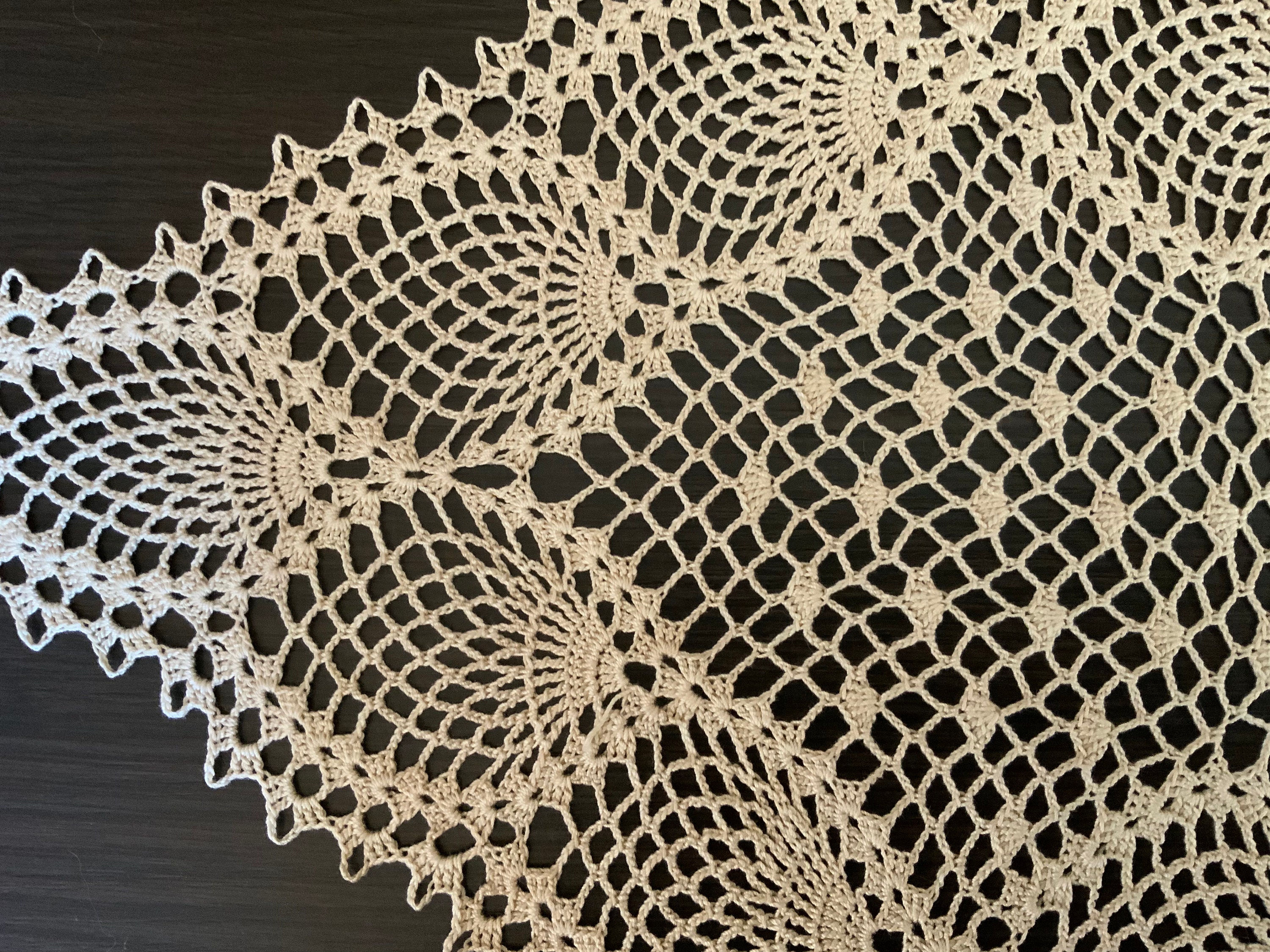 Light Beige Crochet Napkin Crochet Doily Handcrafted Home - Etsy