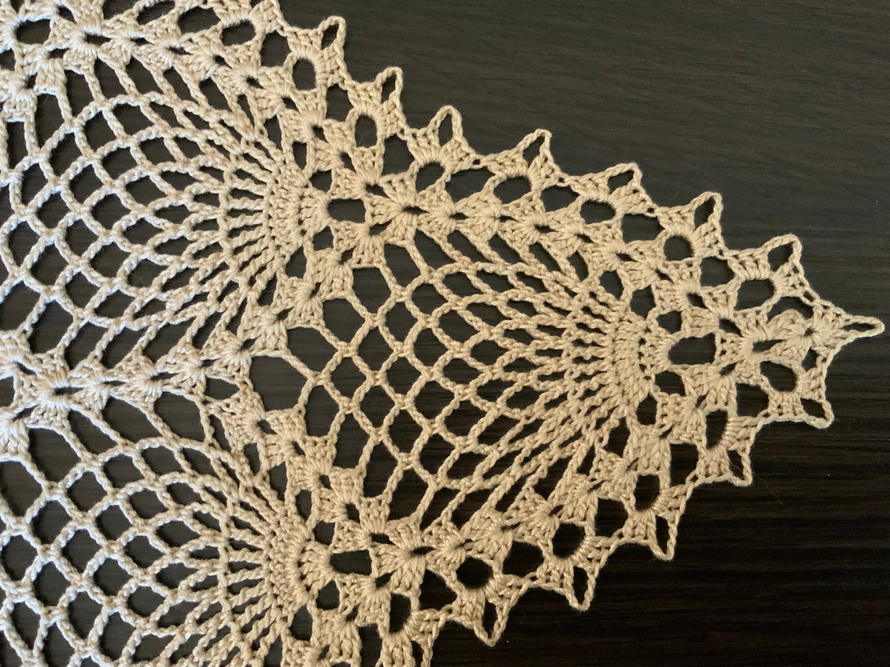 Light Beige Crochet Napkin Crochet Doily Handcrafted Home - Etsy