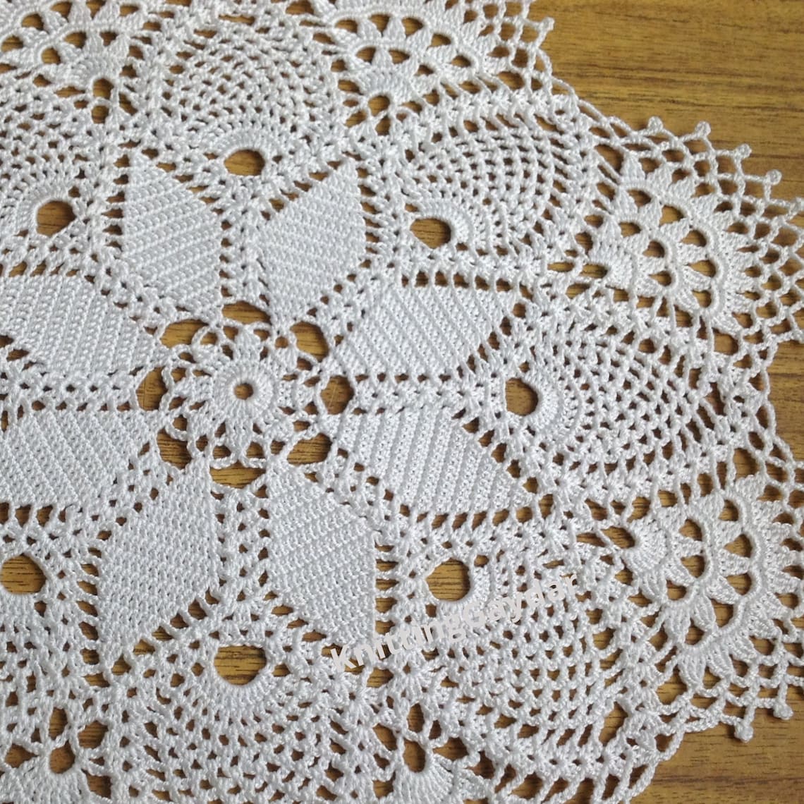 Crochet Napkin Pattern PDF NO DESCRIPTION Crochet Doily Handcrafted Home Decor Lace Doily - Etsy