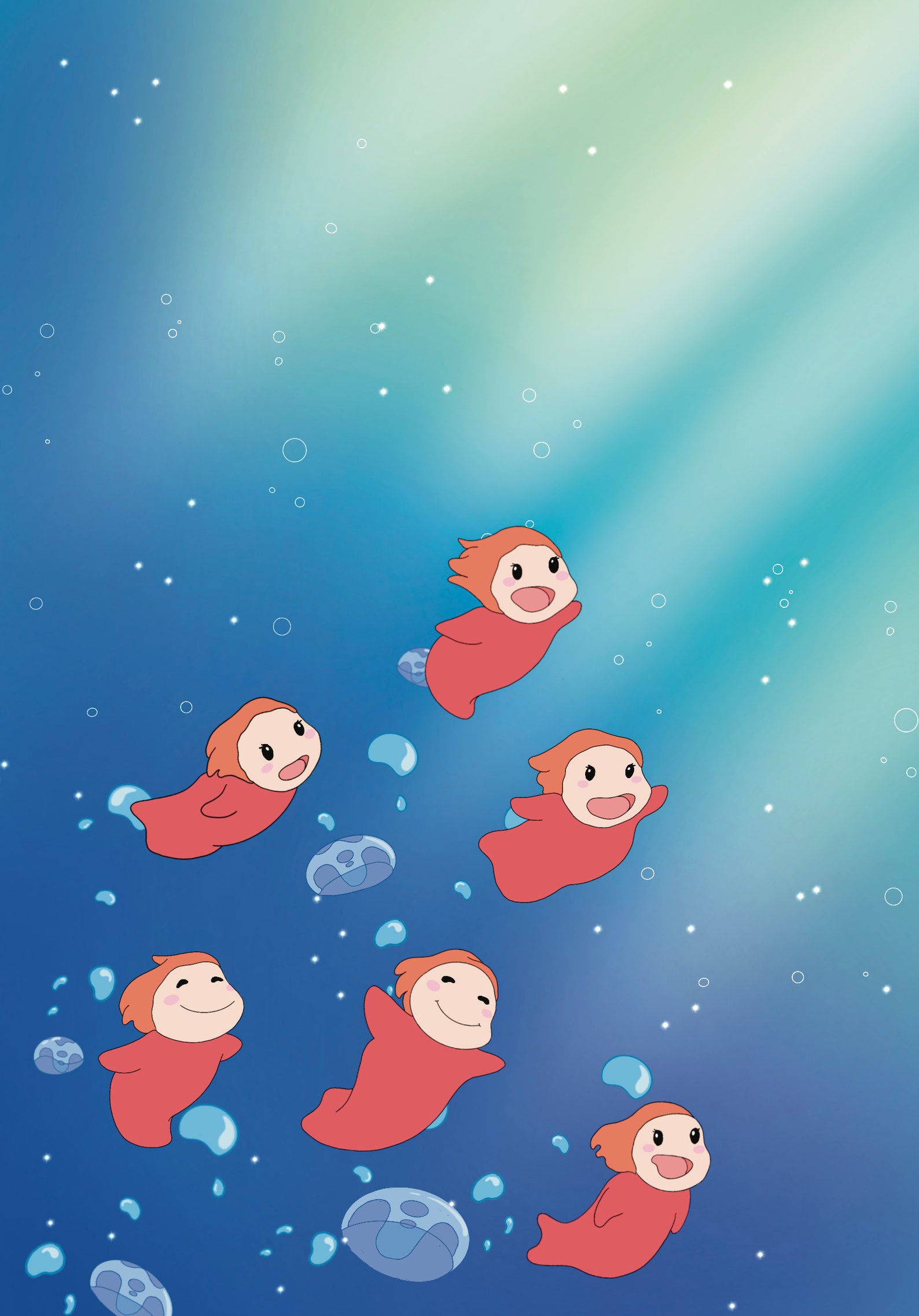 Mini Ponyo Digital Art Print - Etsy