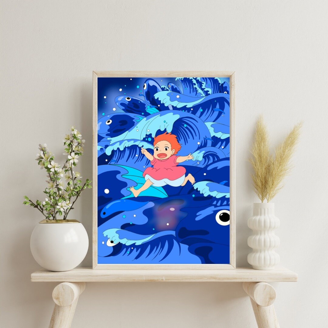 Ponyo Art Print - Etsy