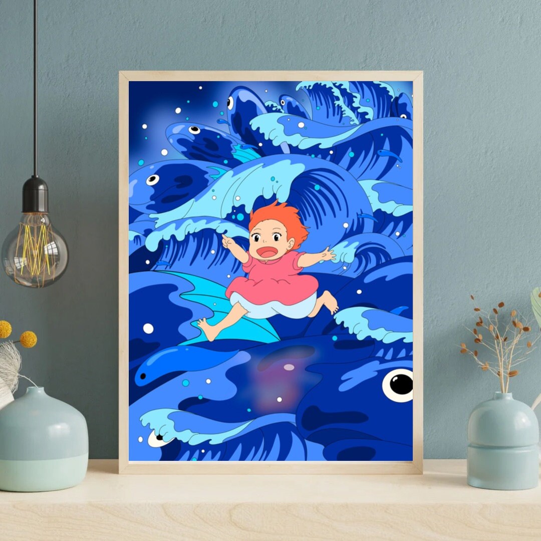 Ponyo Art Print - Etsy