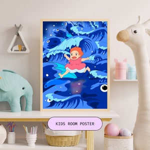 Ponyo Art Print - Etsy