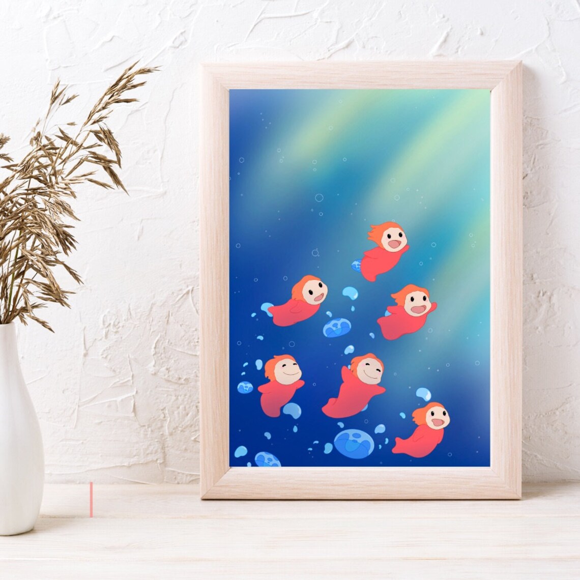 Mini Ponyo Digital Art Print - Etsy