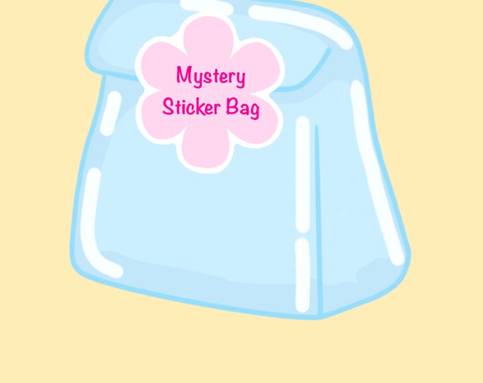 Cute Stickers Grab Bag, Kawaii Cute Mystery Sticker Grab Bag, Mystery ...