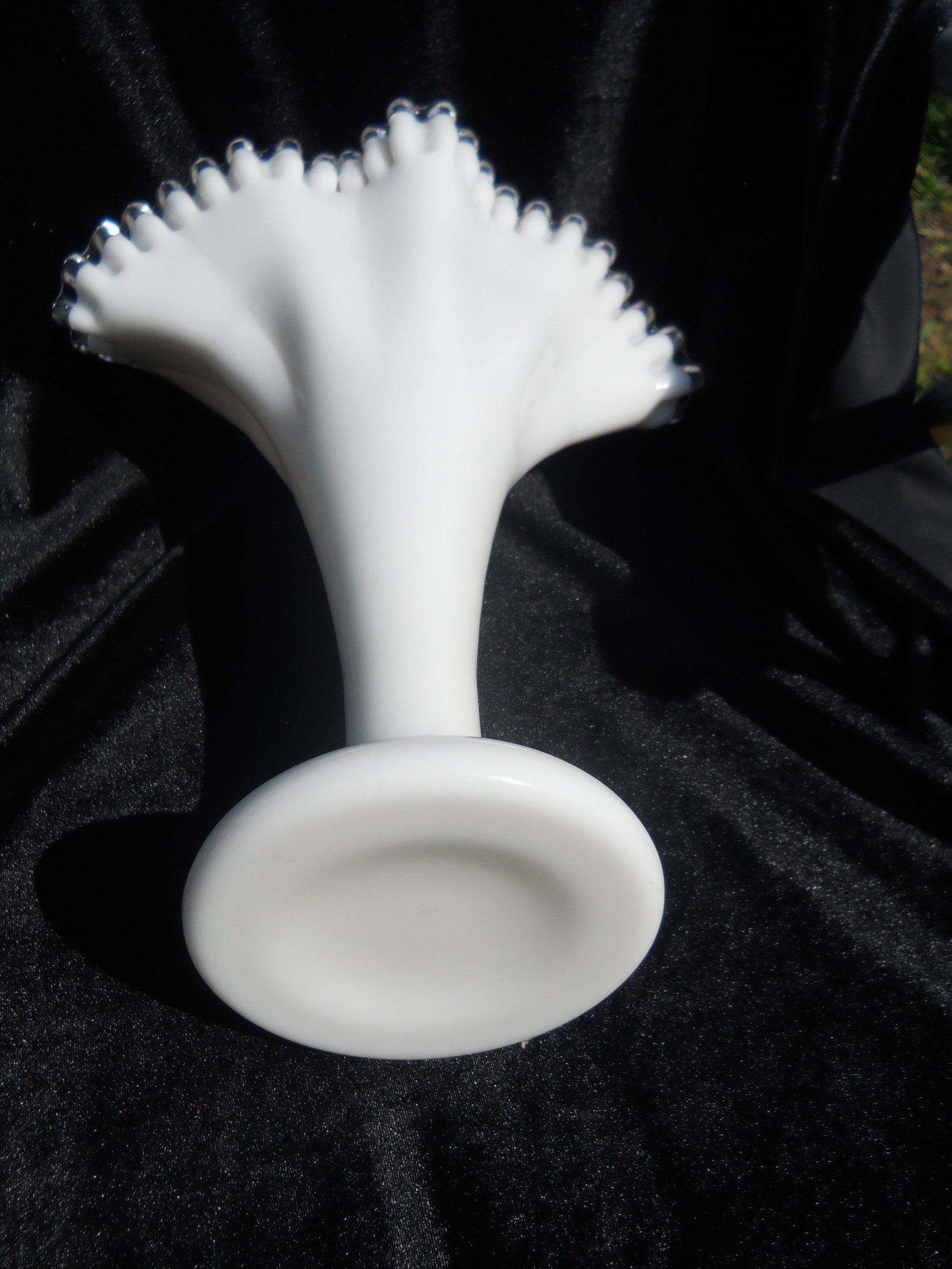 Fenton, Vintage, Rare Silvercrest Vase - Etsy