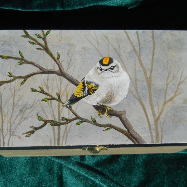 Painted Wood Box - Etsy
