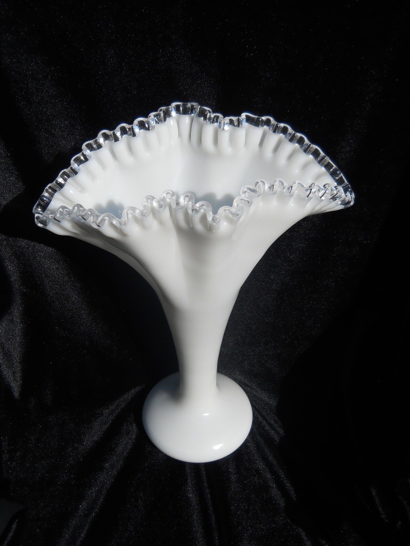 Fenton, Vintage, Rare Silvercrest Vase - Etsy