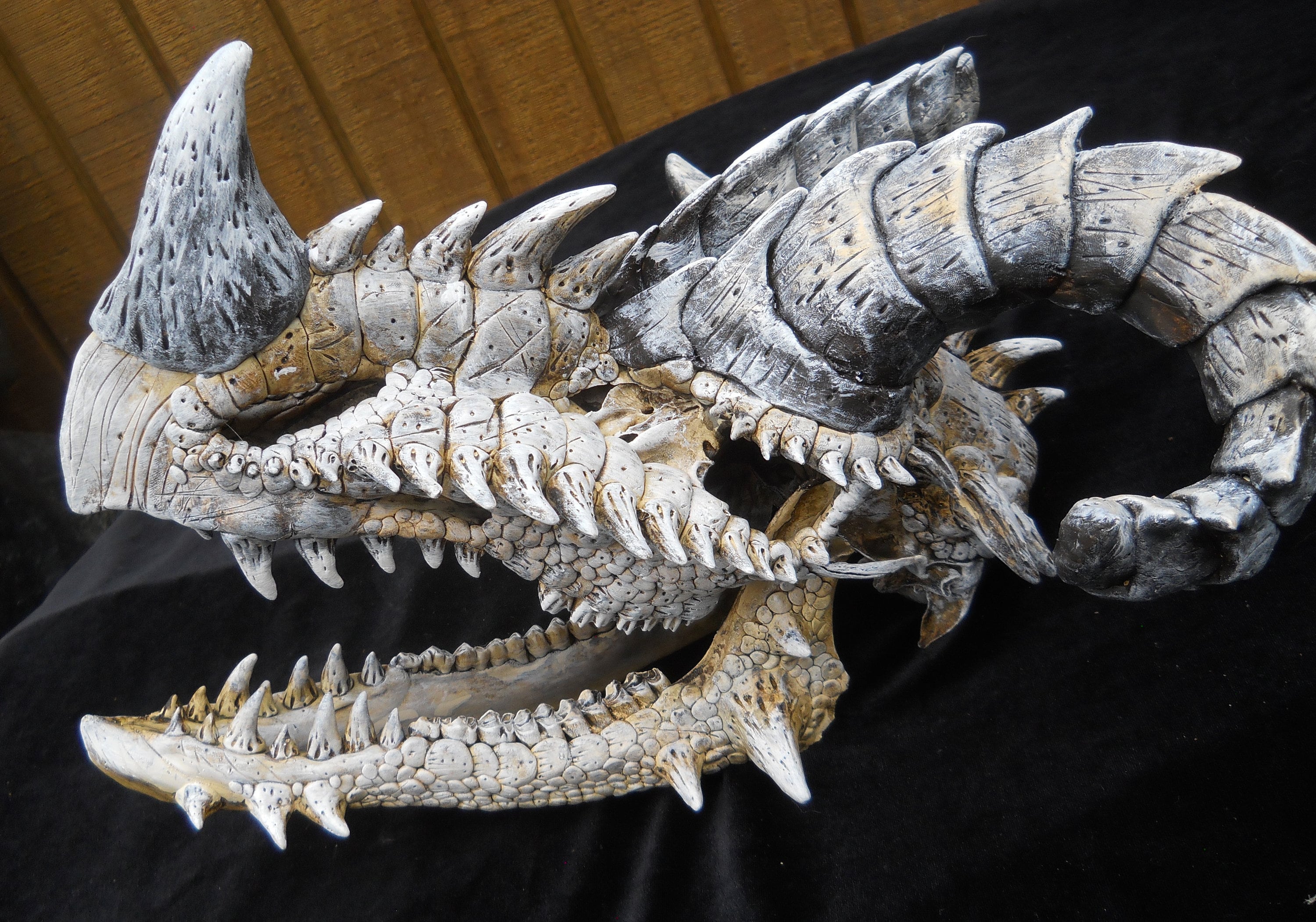 Dragon Skull- Rams Horns - Etsy