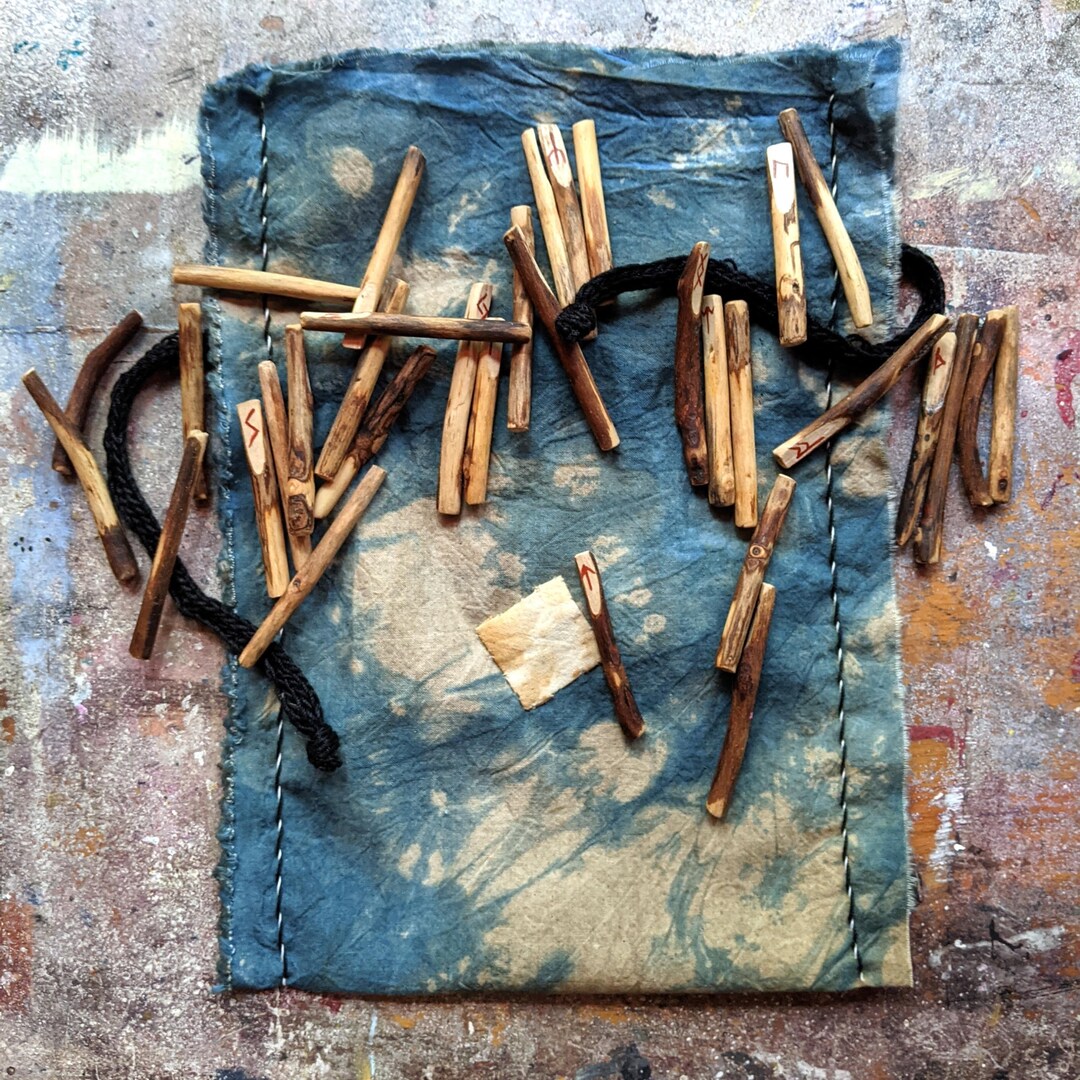 Maple Wood Rune Staves - Etsy