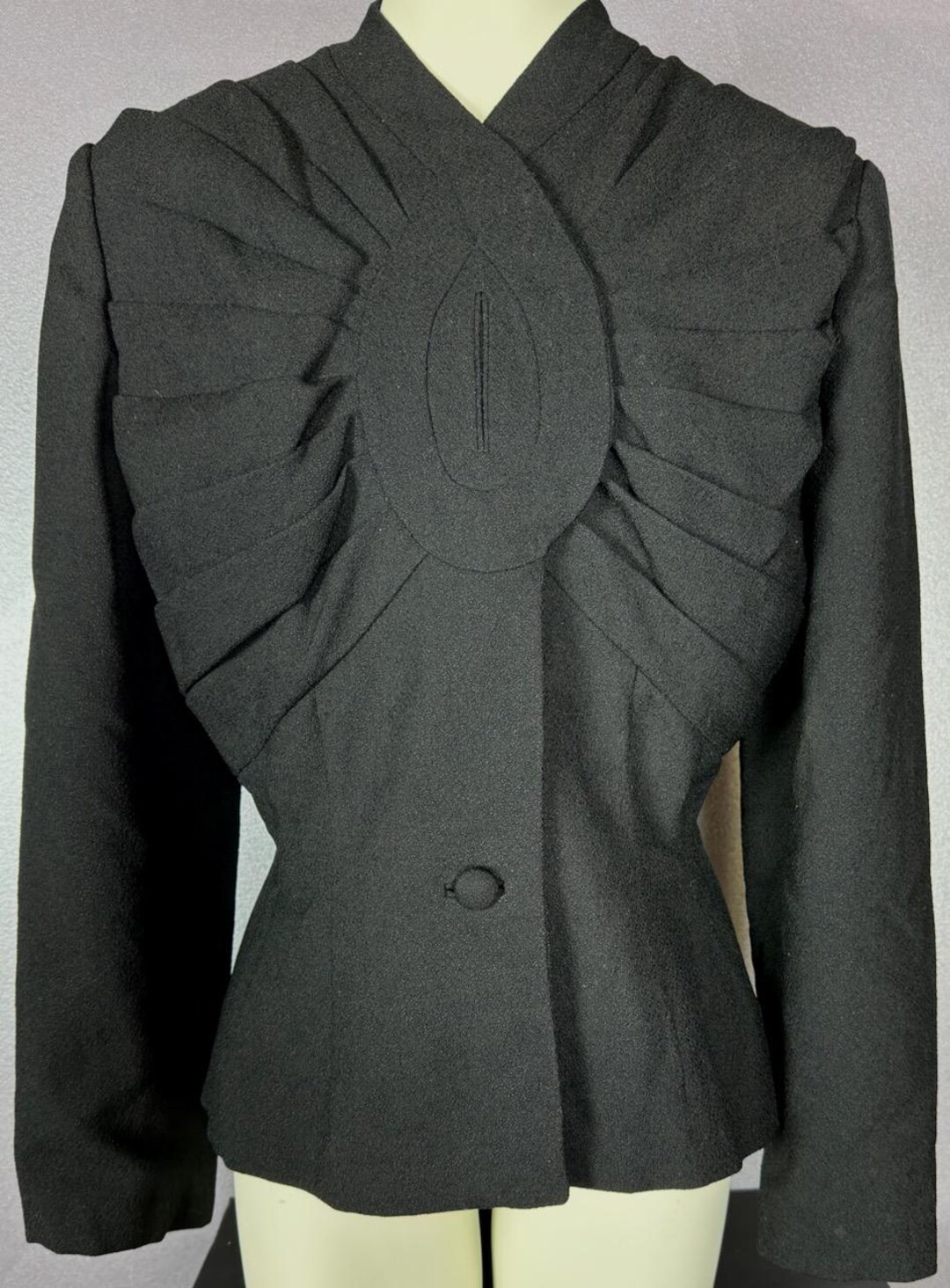 Vintage 1960s Lilli Ann Black Jacket - Etsy