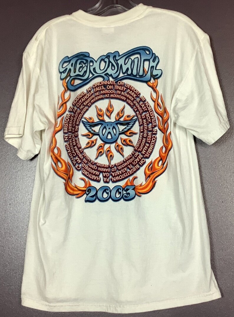 Vintage 2003 Aerosmith Tour T-shirt - Etsy