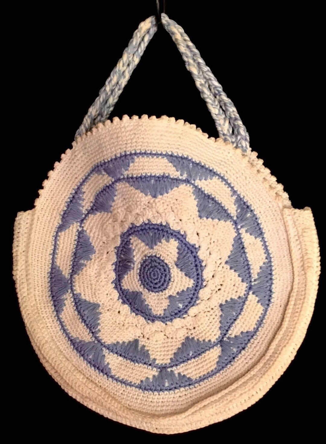 Vintage 1960s Round Handbag - Etsy