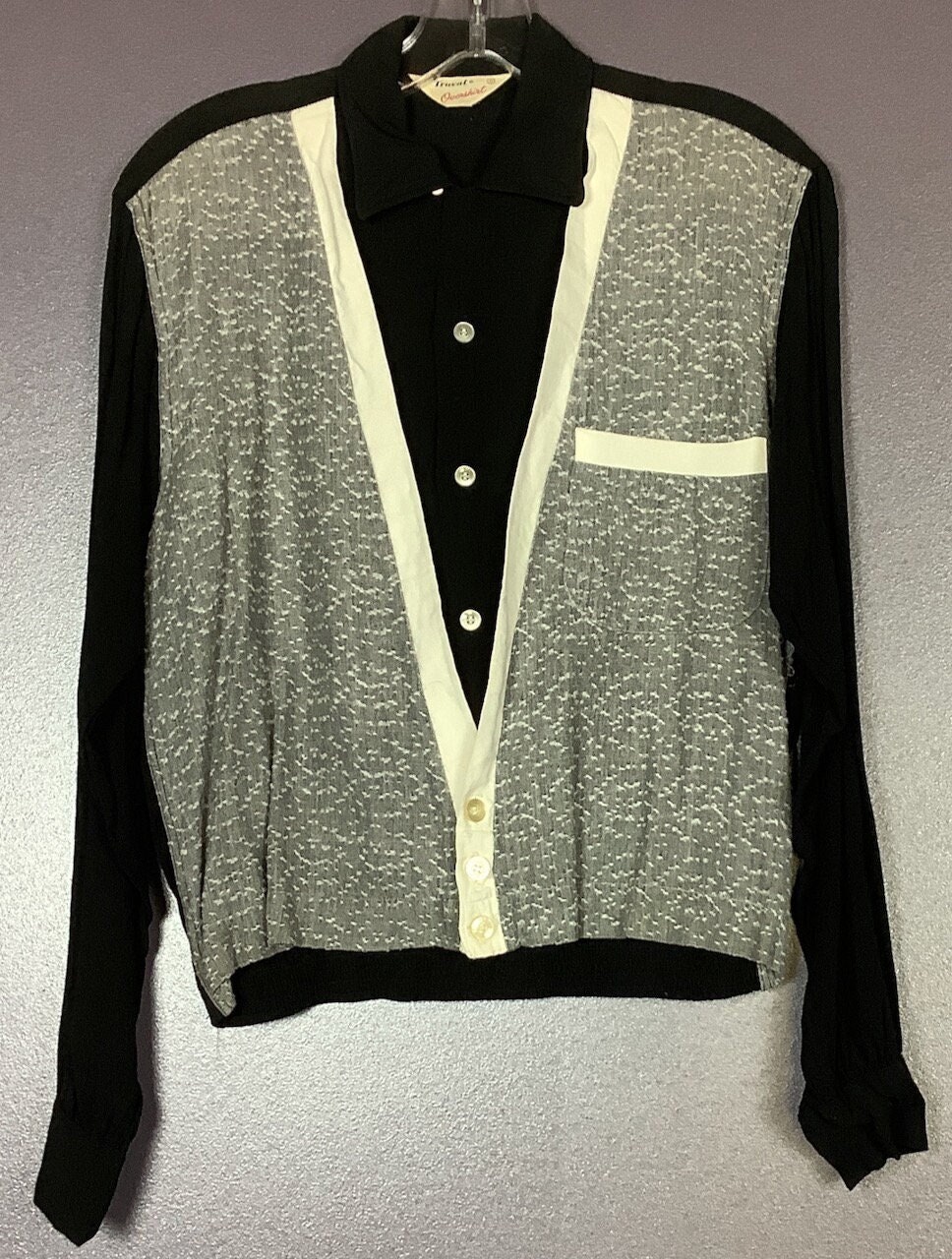 Vintage 1950s Truval Overshirt Shirt-jac - Etsy