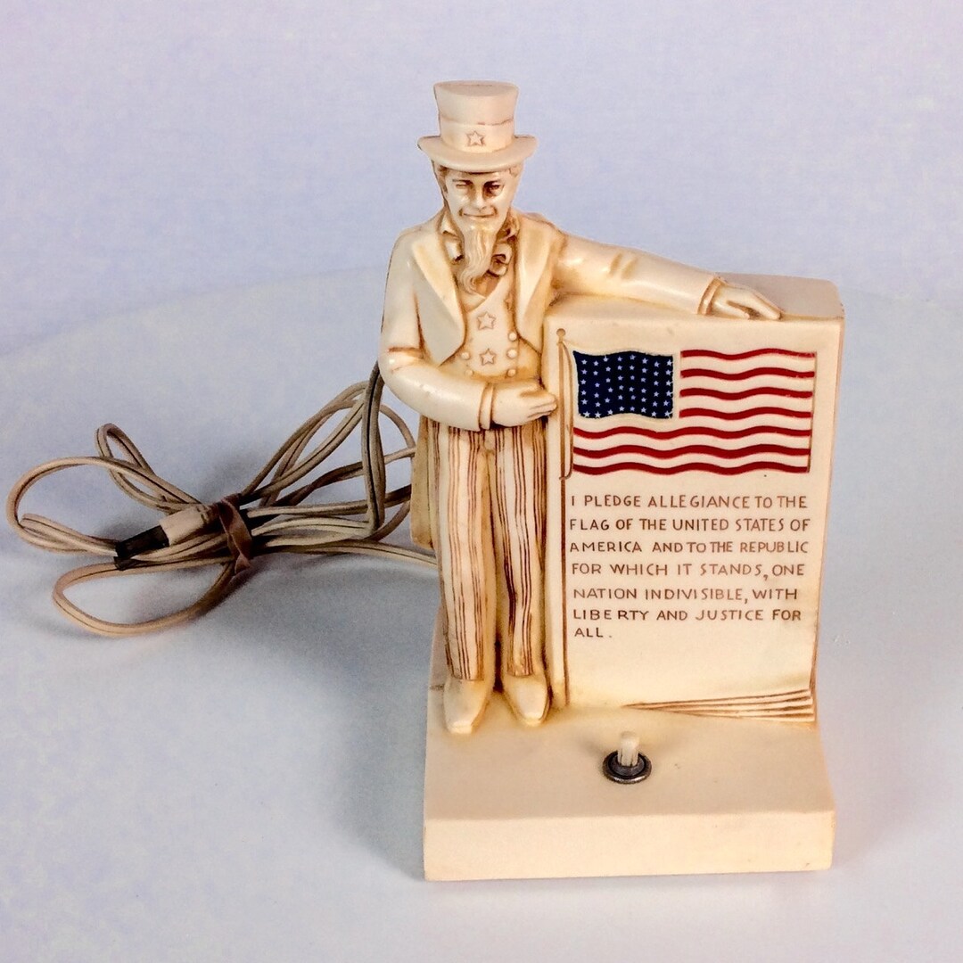 Vintage 1950s Uncle Sam TV Lamp/ Piggy Bank - Etsy