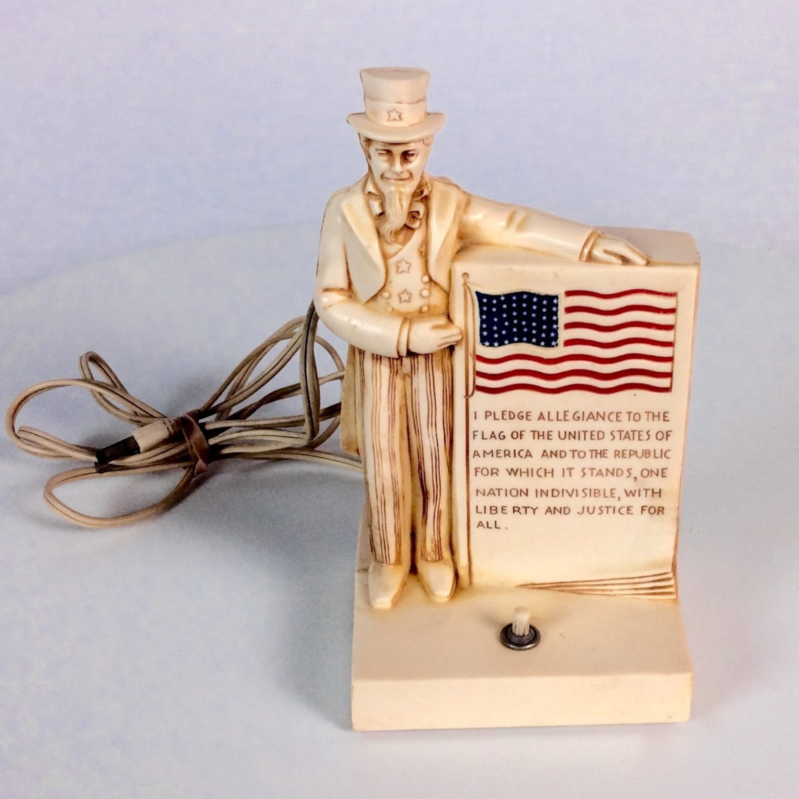 Vintage 1950s Uncle Sam TV Lamp Piggy Bank - Etsy