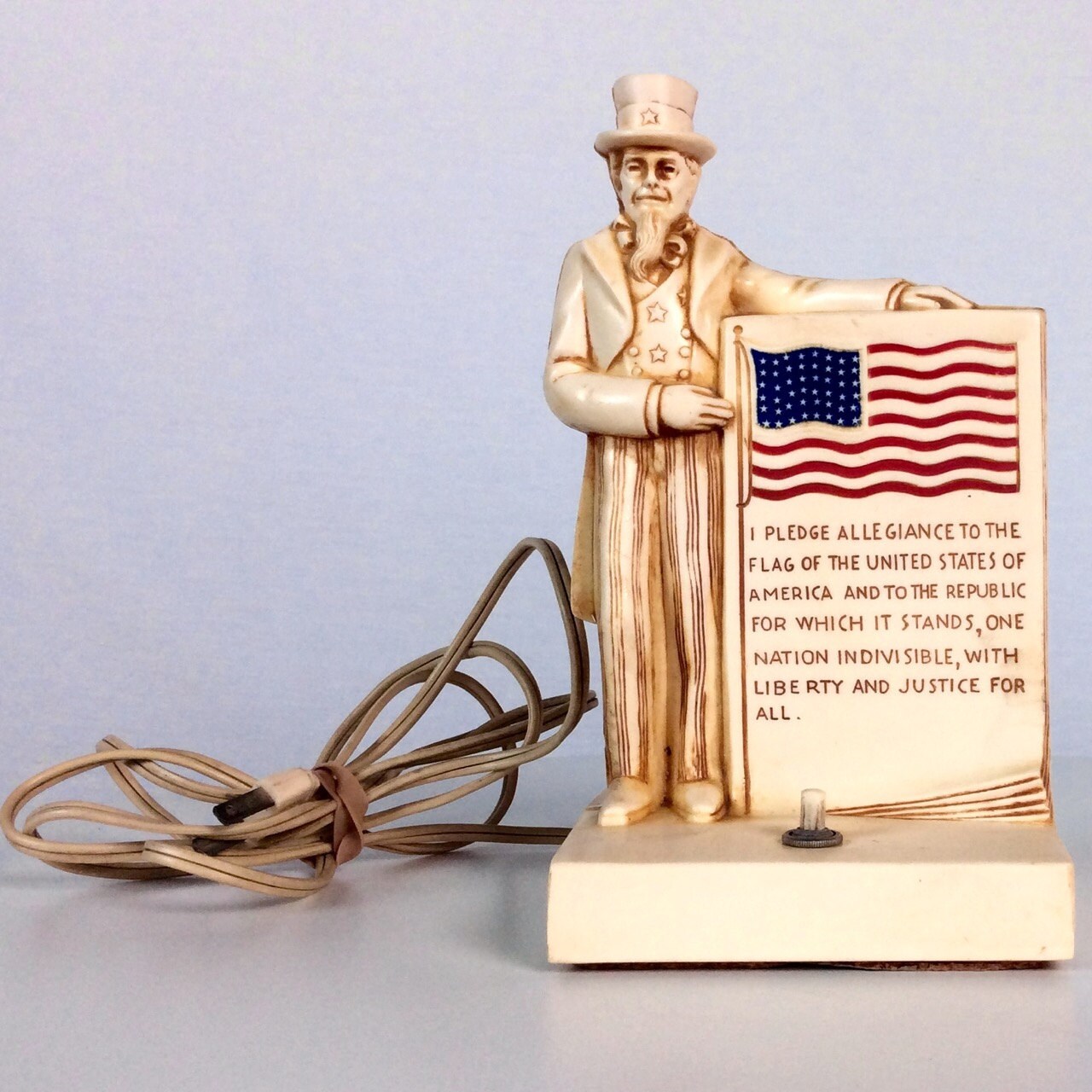 Vintage 1950s Uncle Sam TV Lamp Piggy Bank - Etsy