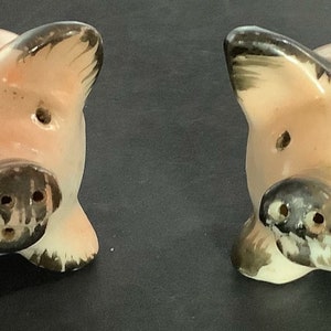 Vintage Occupied Japan Pig Salt and Pepper Shakers - Etsy