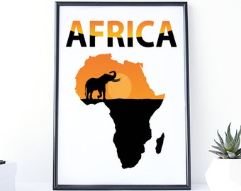 African wall art | Etsy