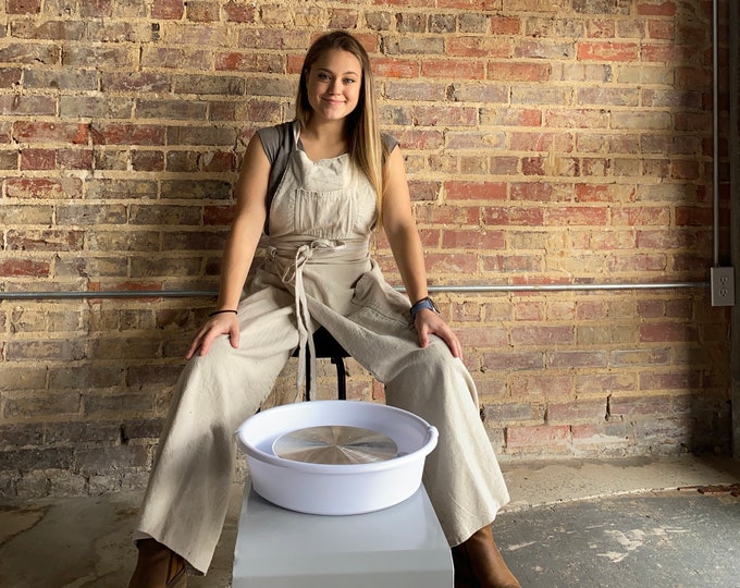 Natural Durable Cotton Canvas Pottery Apron Ceramic Apron Throwing ...