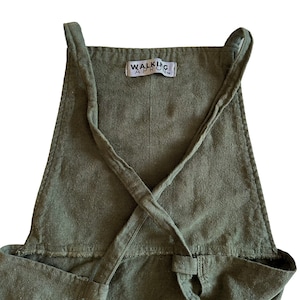 Green Durable Cotton Canvas Pottery Apron Ceramic Apron Throwing Apron ...