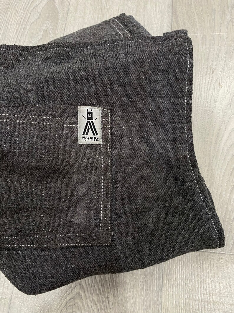 Dark Gray Durable Cotton Canvas Pottery Apron Ceramic Apron - Etsy