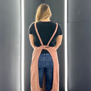 Rust Durable Cotton Canvas Pottery Apron Ceramic Apron Throwing Apron ...