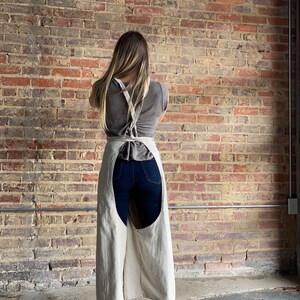 Natural Durable Cotton Canvas Pottery Apron Ceramic Apron Throwing ...