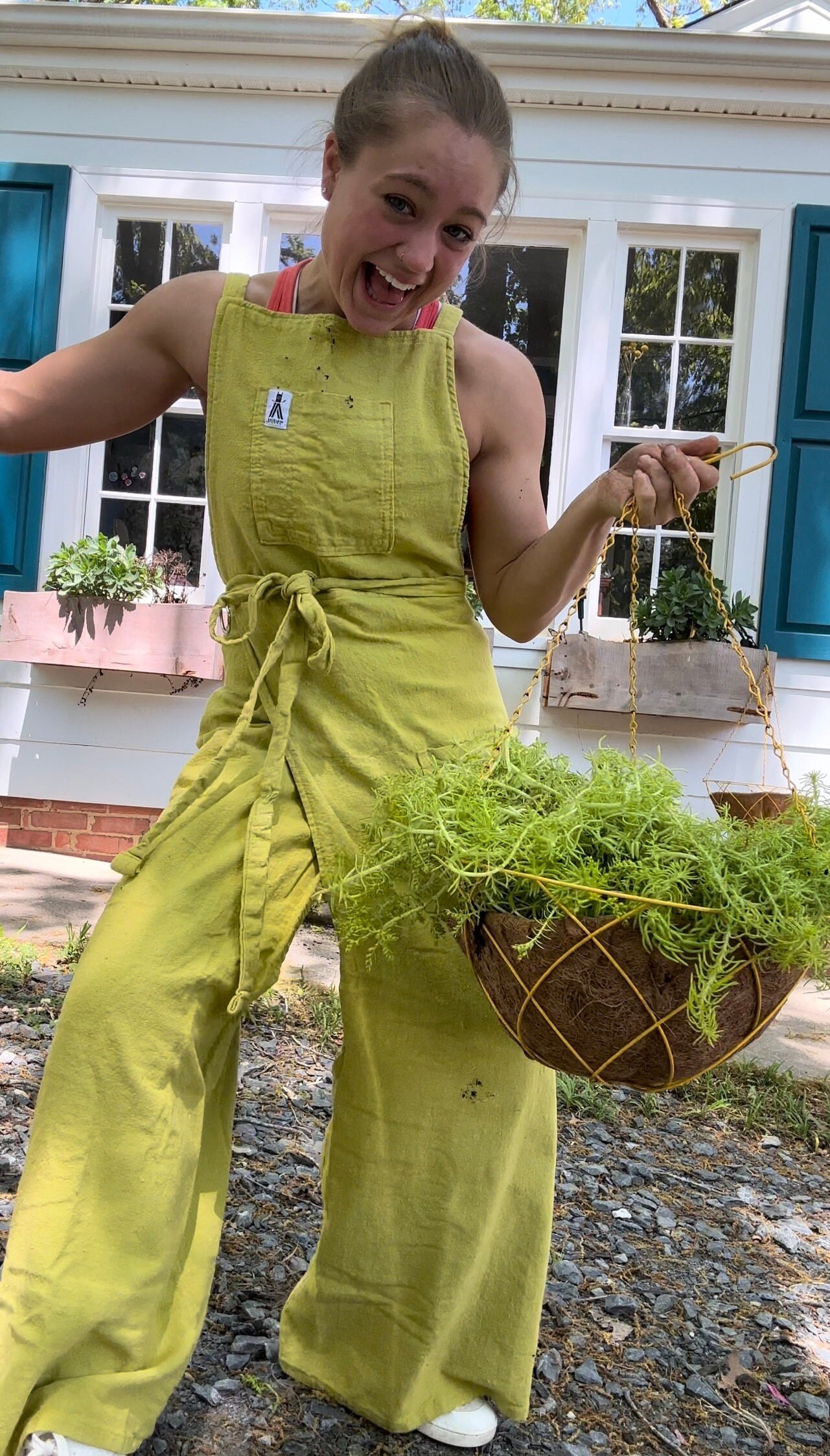 Chartreuse!!! Durable Cotton Canvas Pottery Apron Ceramic Apron ...