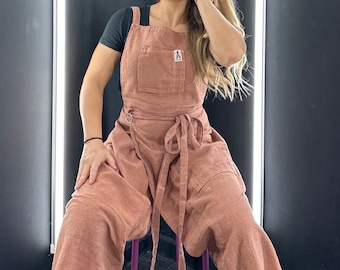 Aqua Blue Durable Cotton Canvas Pottery Apron Ceramic Apron Throwing ...