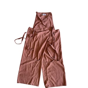 Rust Durable Cotton Canvas Pottery Apron Ceramic Apron Throwing Apron ...