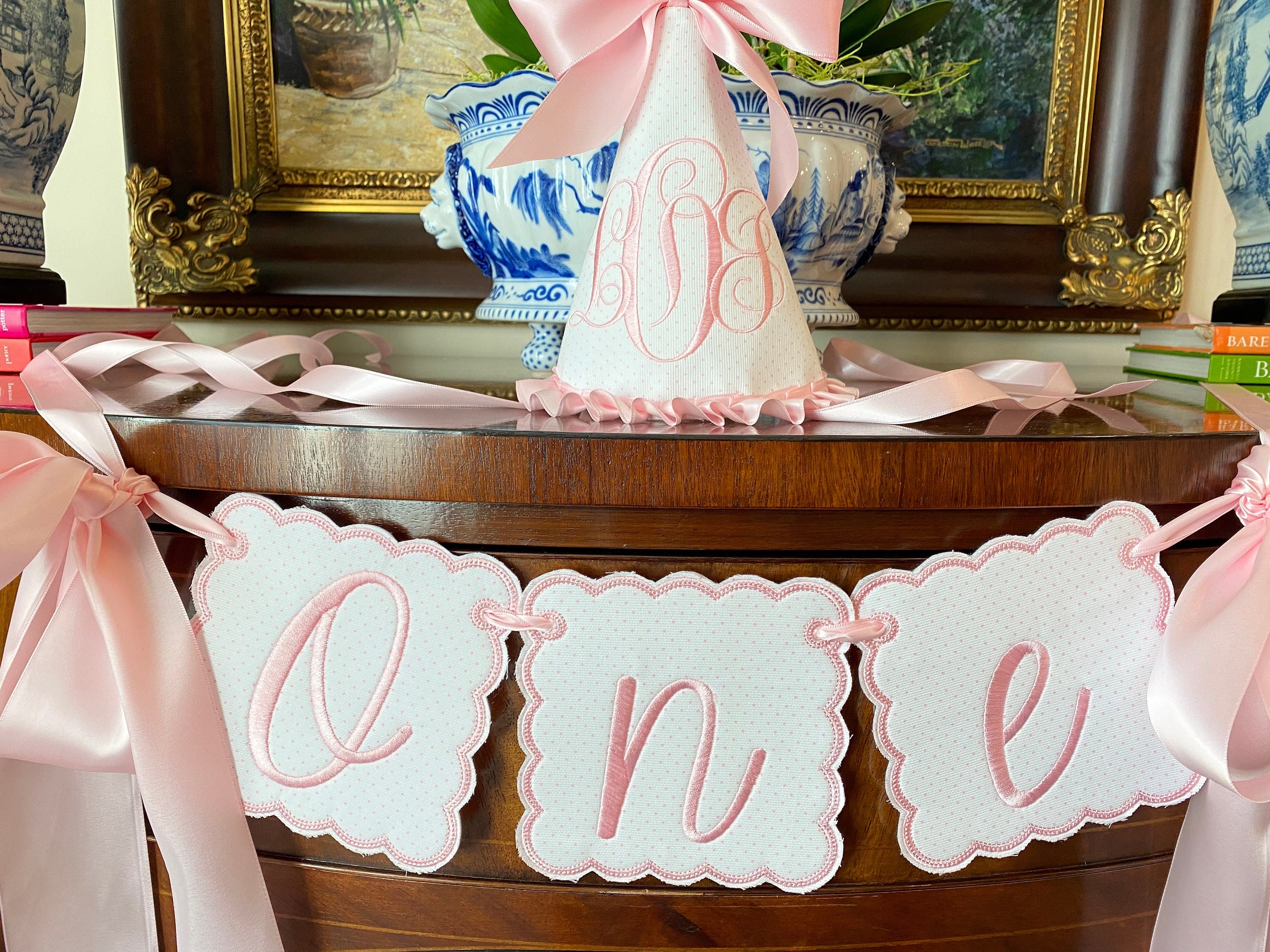 Embroidered Birthday Banner - Etsy