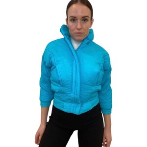 80's Ski Jacket, Bright Blue, Jackets and Coats, Winter Jacket, Retro ...